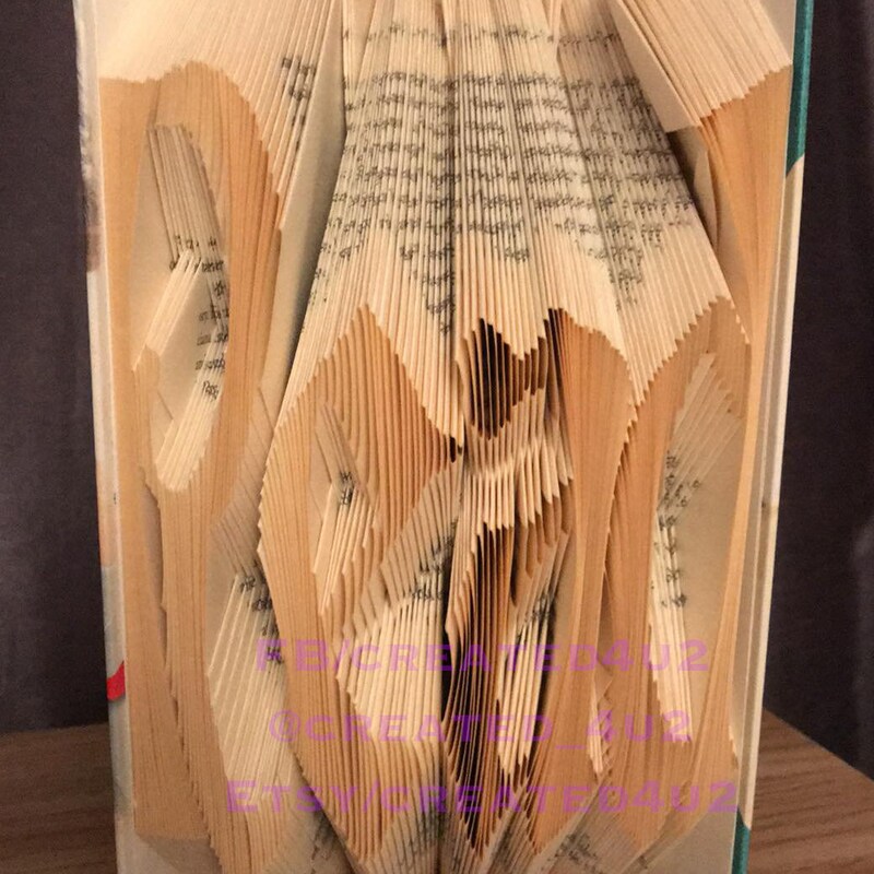 Read Book Folding Pattern - Etsy