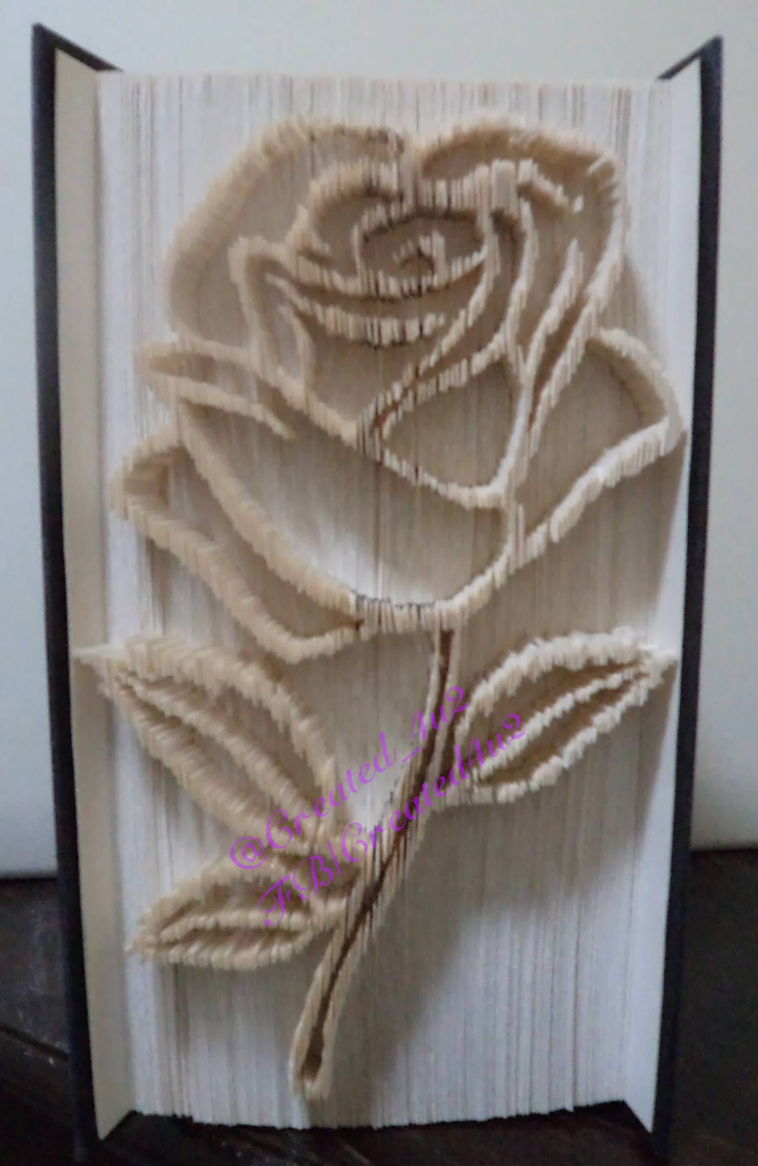 Cut & Fold Book Folding Pattern Outline ROSE (C) 501 Pages With ...