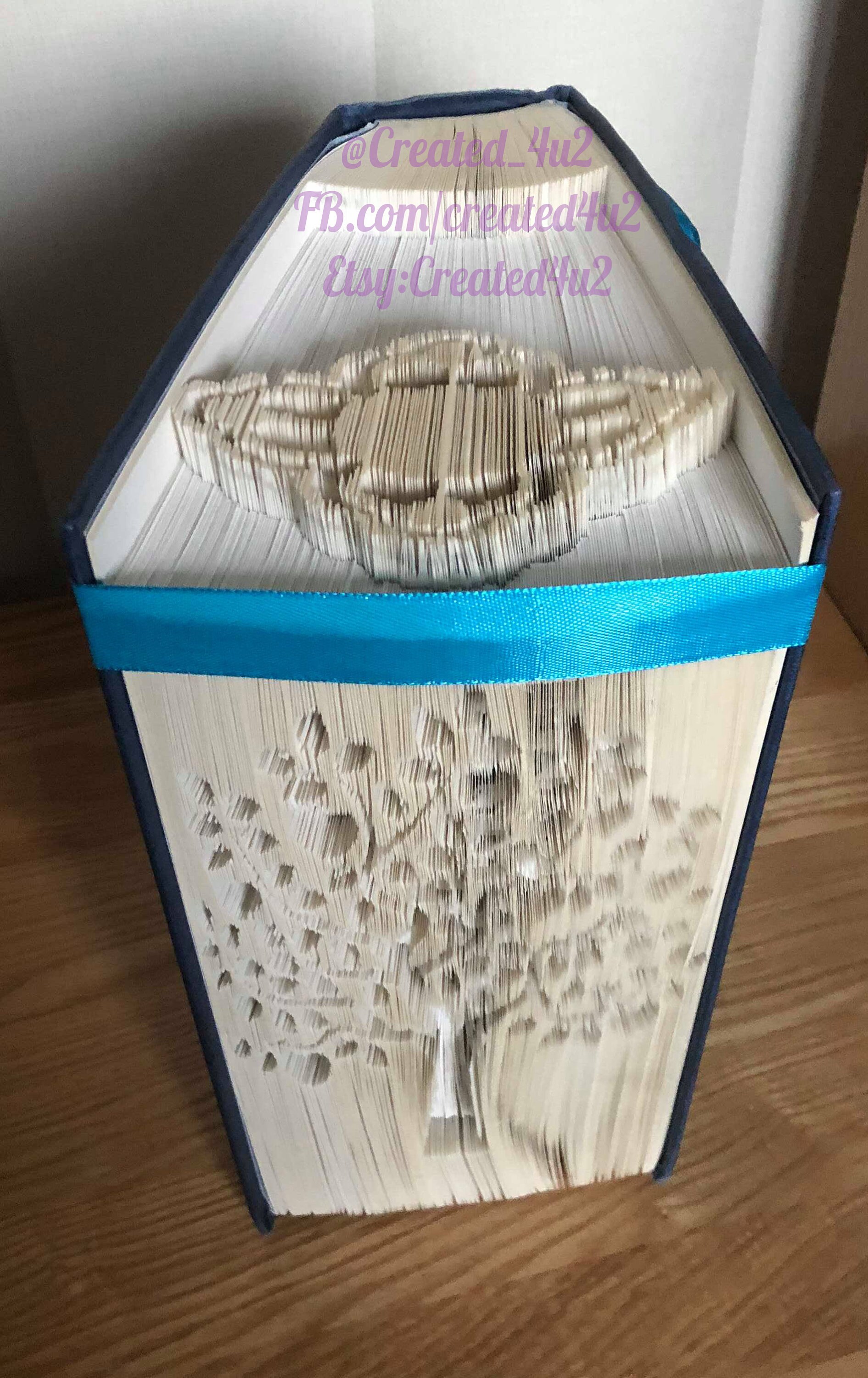 Cut & Fold Book Folding Pattern TREE With HEARTS 521 Pages New House ...