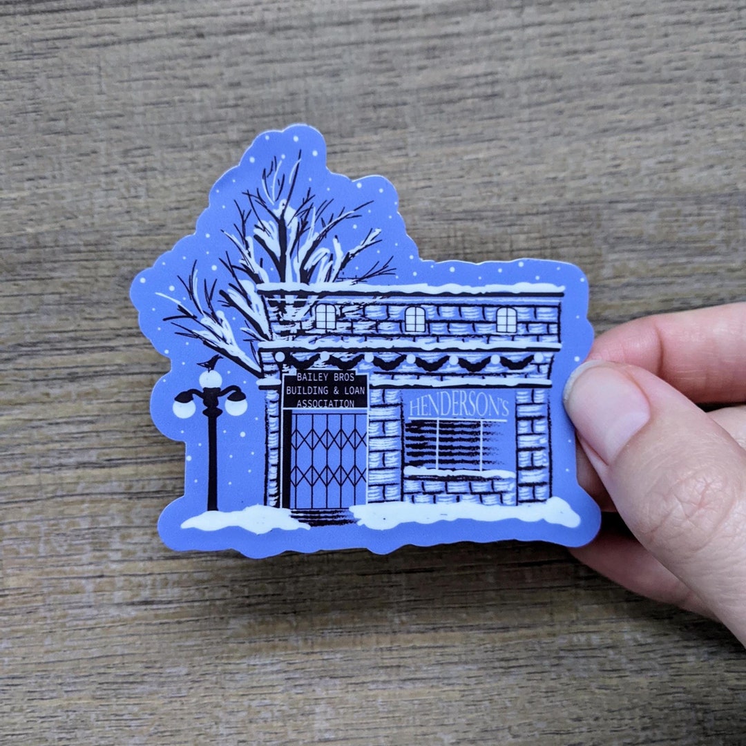 Bailey Bros Building & Loan Vinyl Sticker | Cozy Detailed Waterproof ...