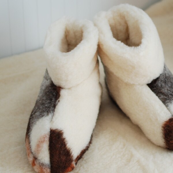 Wool Slipper Boots - Etsy
