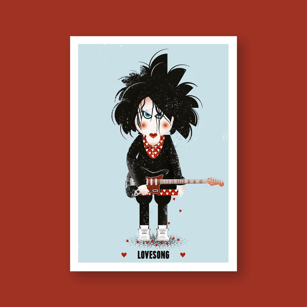 Lovesong the Cure robert Smith Inspired Birthday Card - Etsy