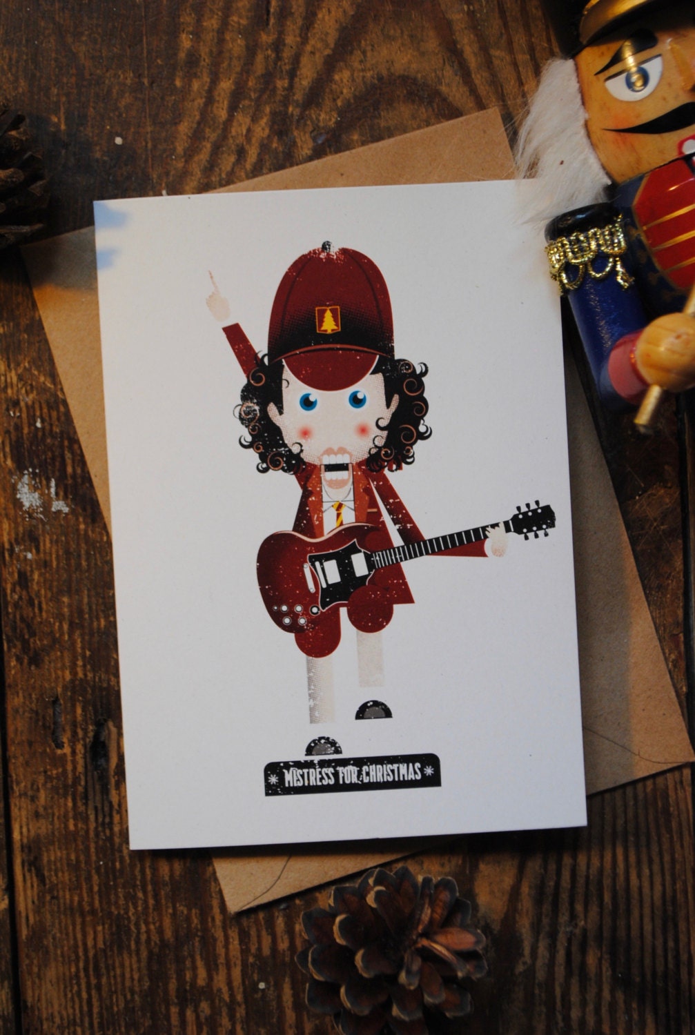 Mistress for Christmas Angus Young AC/DC Nutcracker - Etsy Ireland