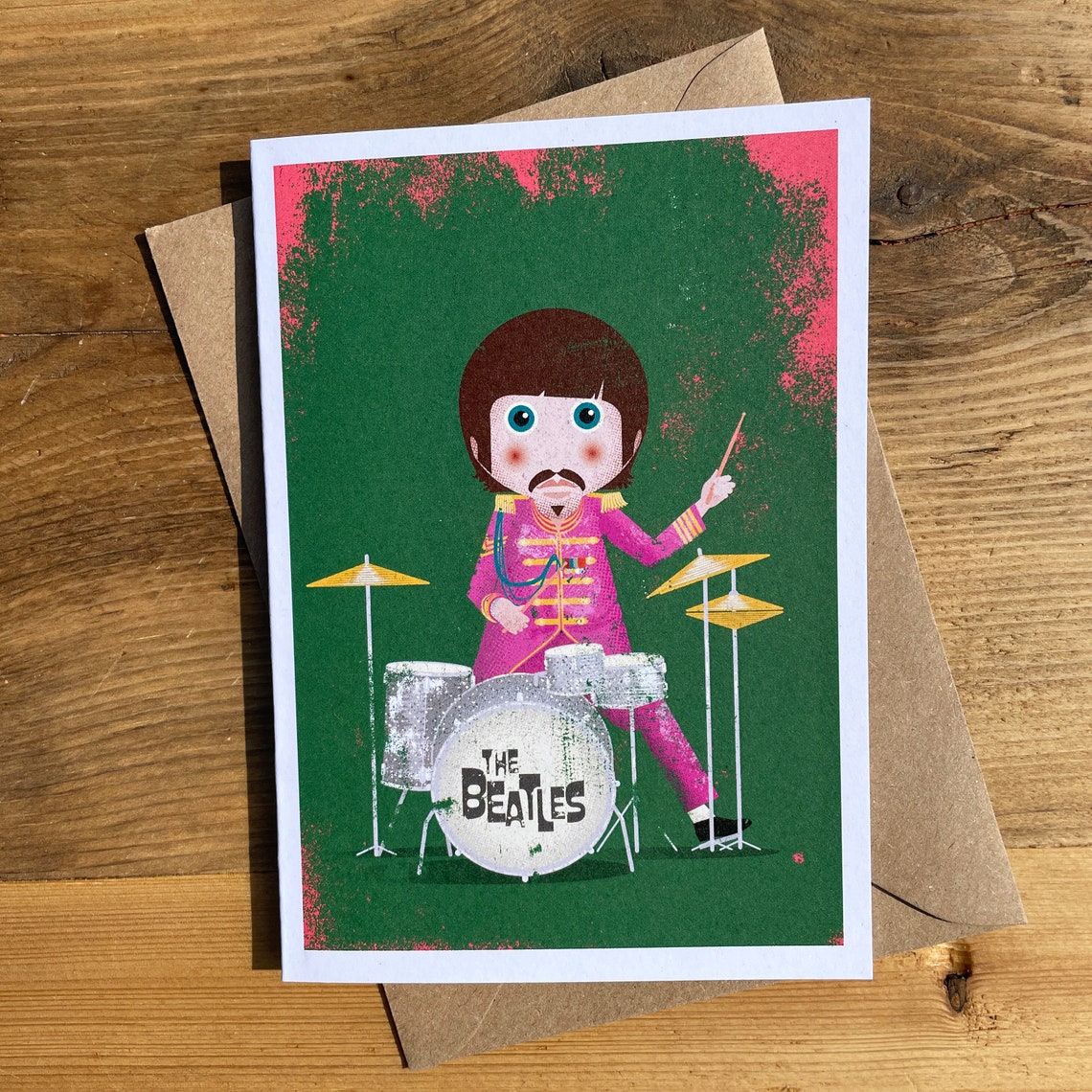 Ringo Starr the Beatles Inspired Birthday Card Greetings - Etsy