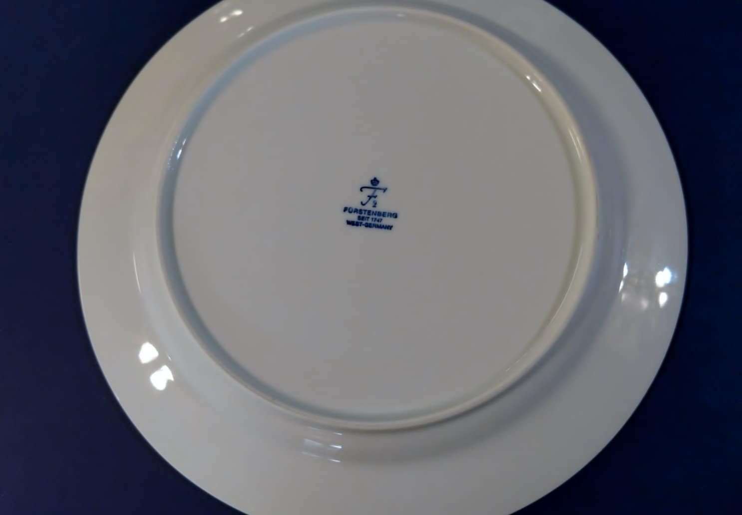 FURSTENBERG (west Germany) - Dinner Plate - Simplistic White - Seit ...