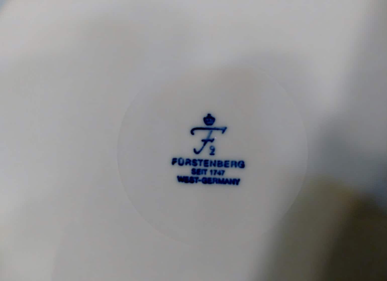 FURSTENBERG (west Germany) - Dinner Plate - Simplistic White - Seit ...