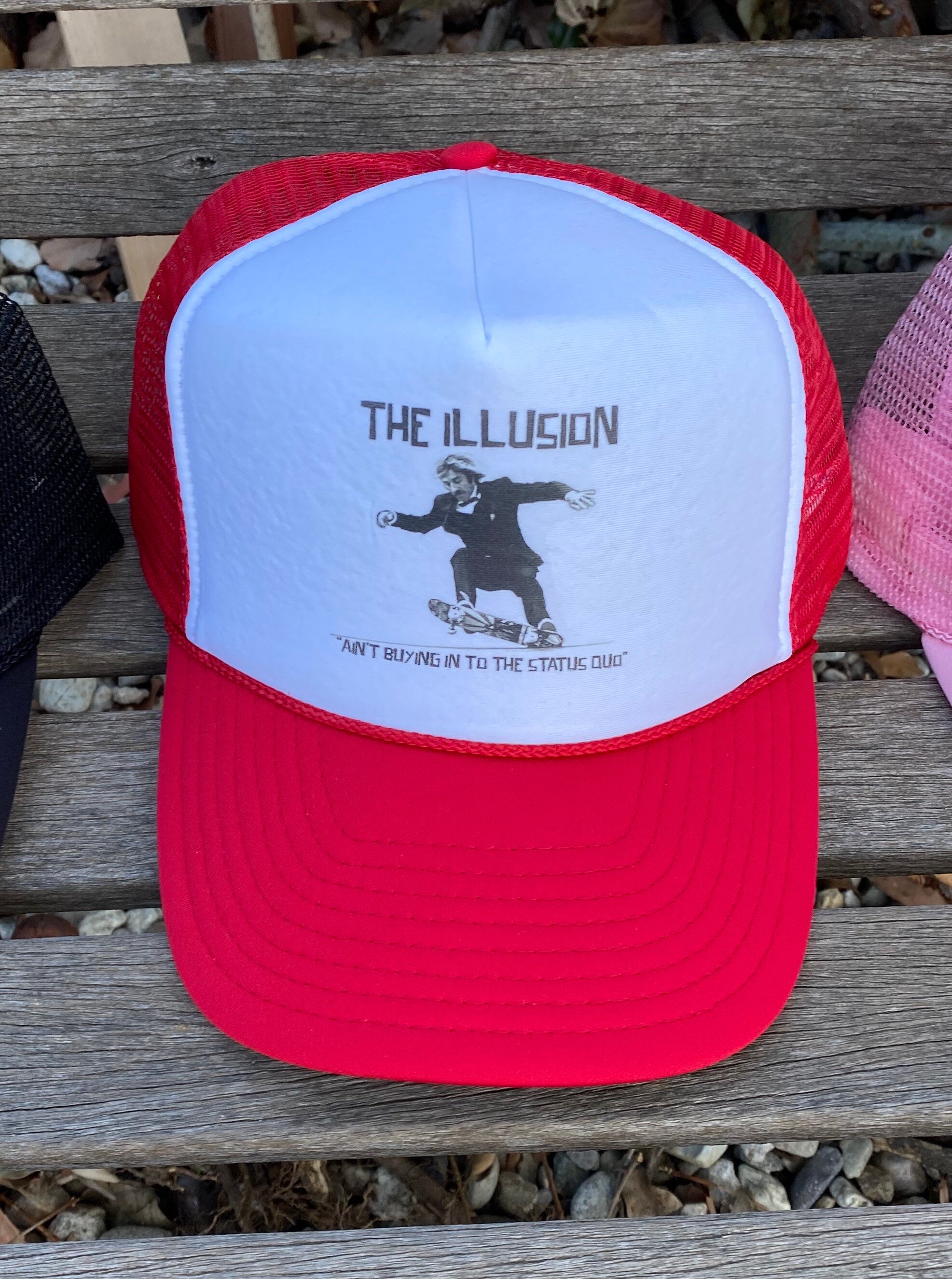 Status Quo Hats red - Etsy