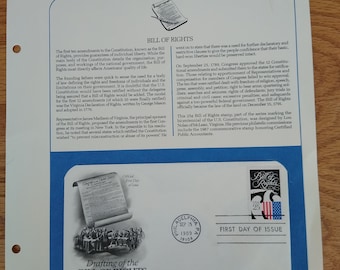 Bill of Rights Stamp - Etsy