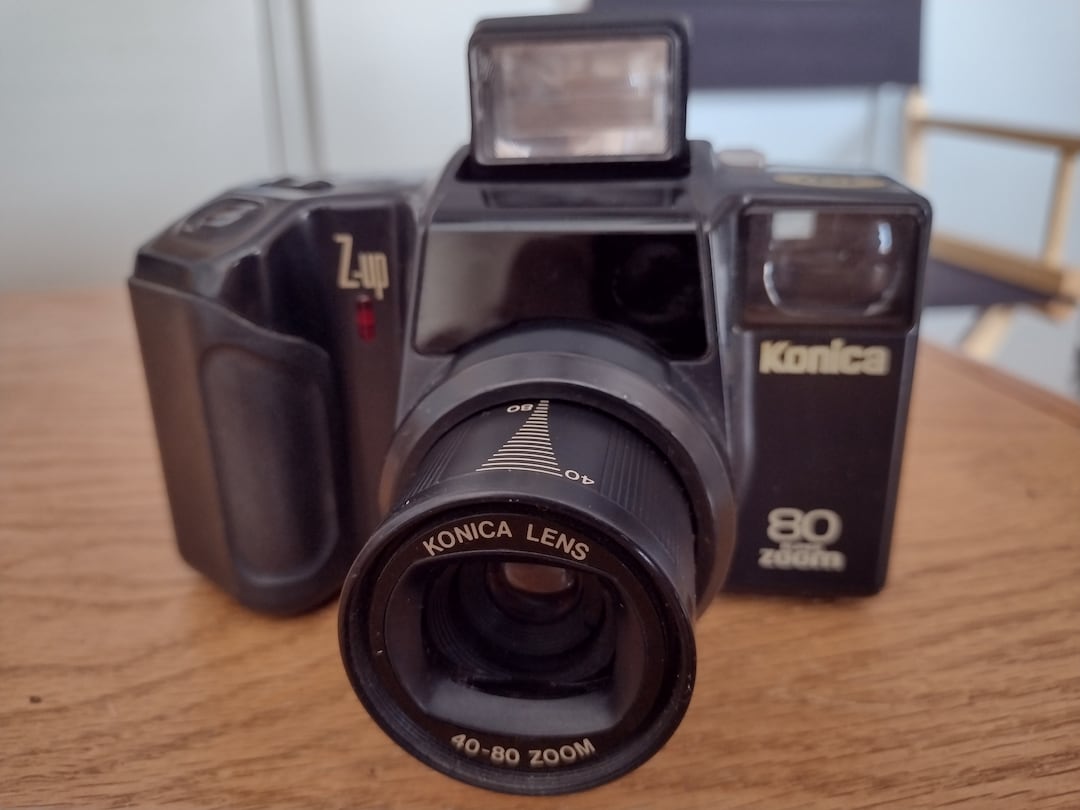 Konica Z-up 80 Super Zoom 35 Mm Camera Tested, New Battery - Etsy