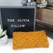 Chunky Knit Pillow Pattern, Bulky Knit Pillow Pattern, the Olivia ...
