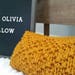 Chunky Knit Pillow Pattern, Bulky Knit Pillow Pattern, the Olivia ...