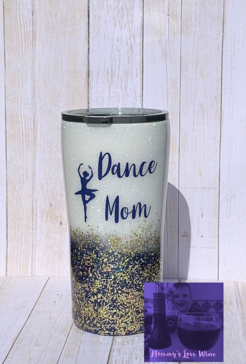 Mommy And Mini Glitter Tumblers Dance Mom Tiny Dancer Etsy