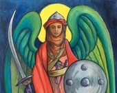 Archangel Michael Print - Etsy