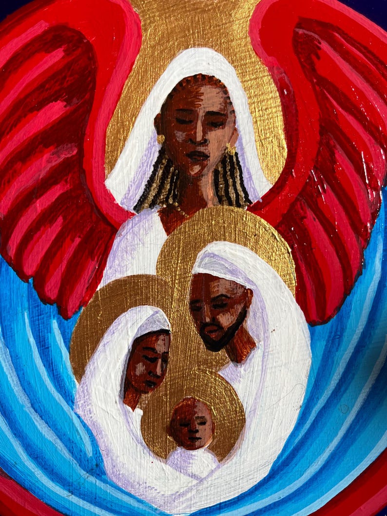 Holy Family Advent Wreath - Etsy