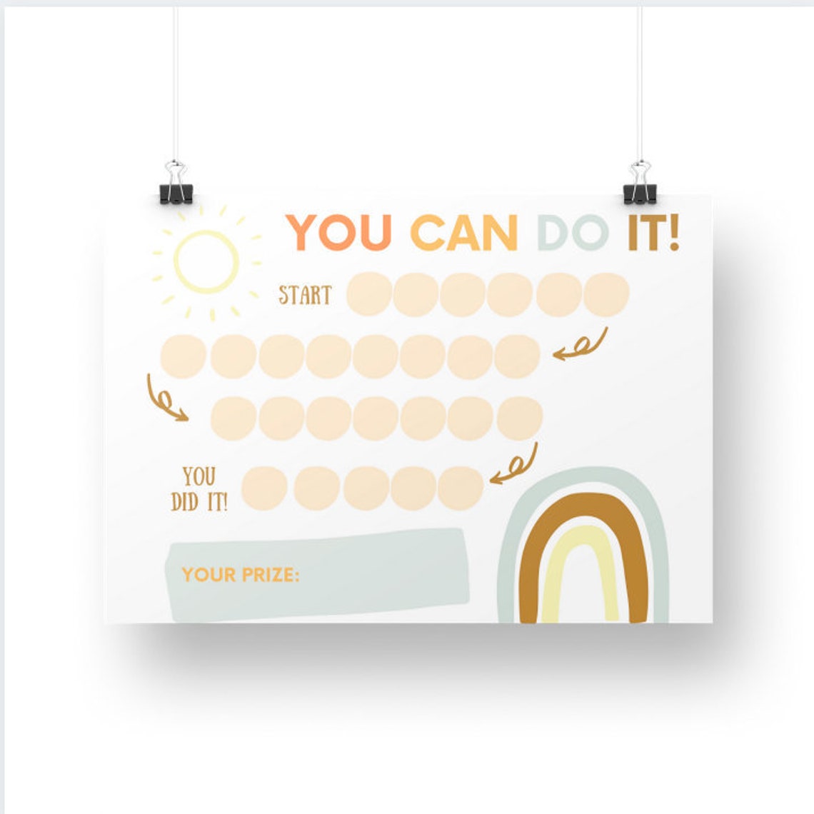 Printable Reward Chart, Reward Sticker Chart, Kids Prize Chart, Toddler ...