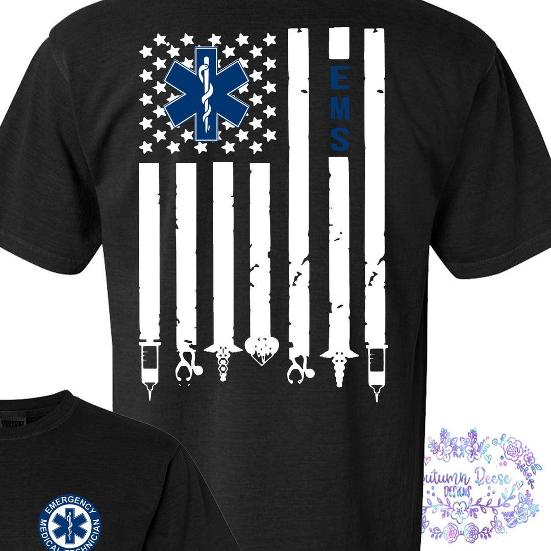 NEW EMS Emergency Medical Services Monogrammed Customized - Etsy