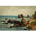 Beach Walk, Beach People, Original Oil Painting by Bridget Hobson, 6x6 ...
