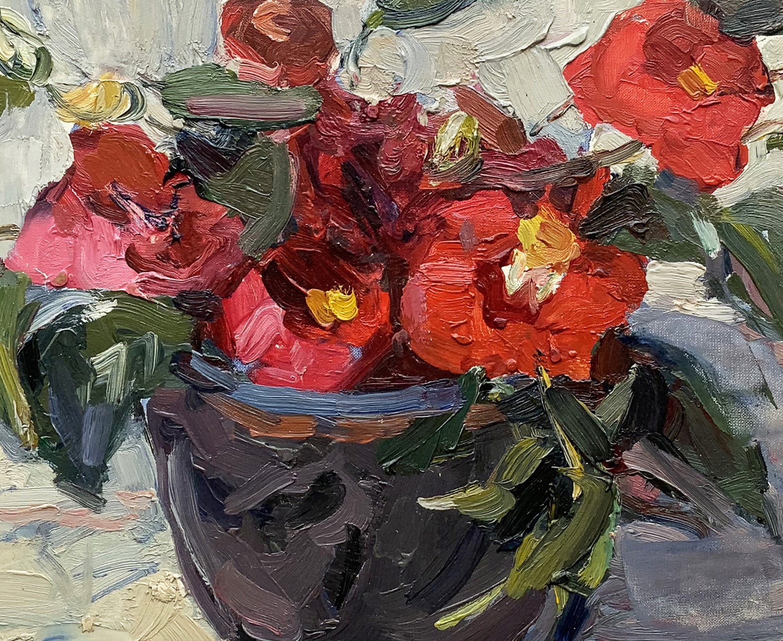 IMPRESSIONIST STILL LIFE Vintage oil original painting by | Etsy