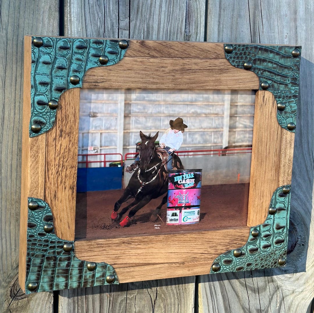 Embossed Croc Hide 8x10 Picture Frame - Etsy