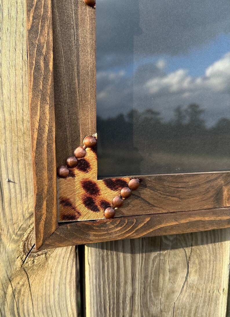 Cheetah Print Cowhide 8x10 Picture Frame - Etsy