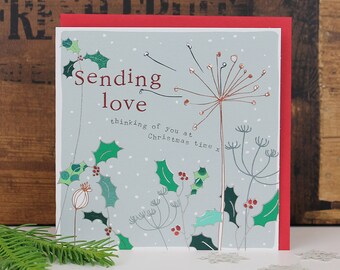 Love christmas card | Etsy