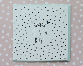 Its a Boy Card | Etsy