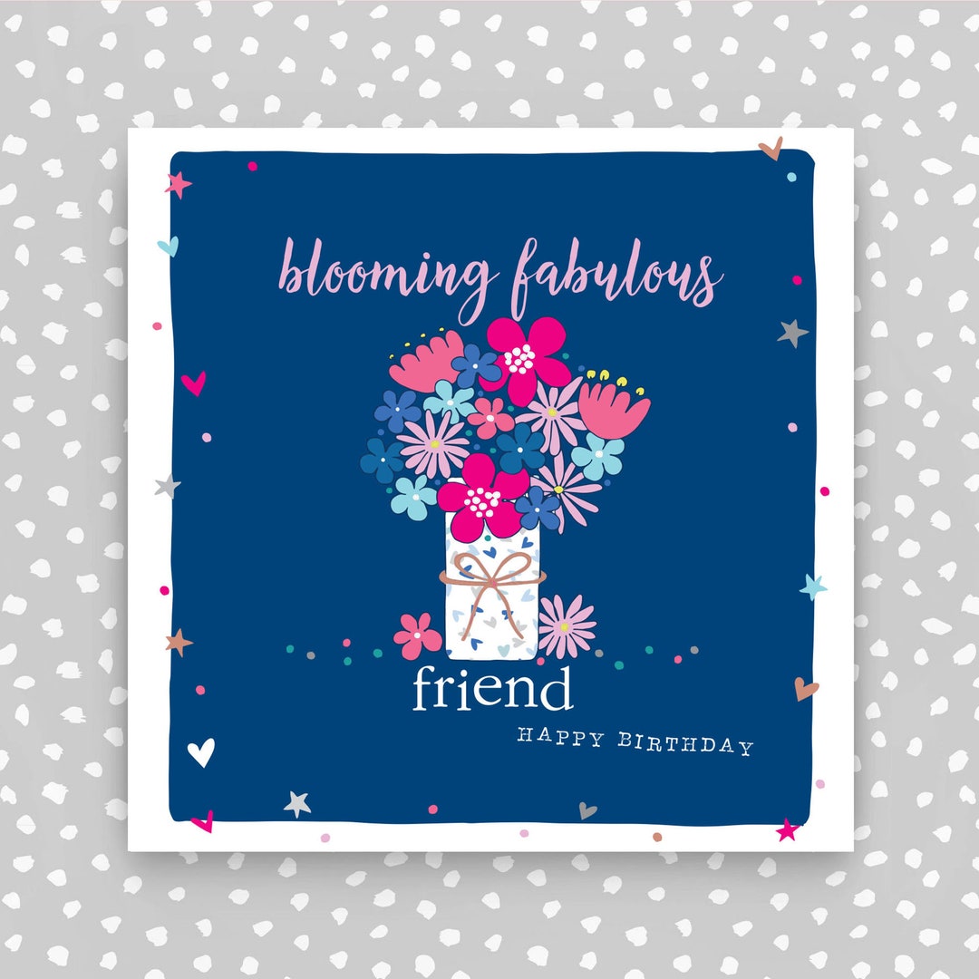 Birthday Card For A Friend Etsy UK