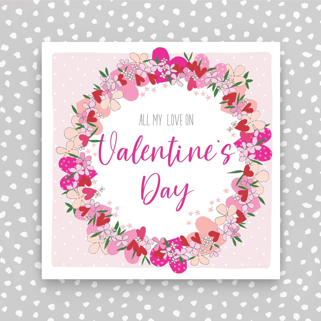 All My Love on Valentine's Day G38 - Etsy