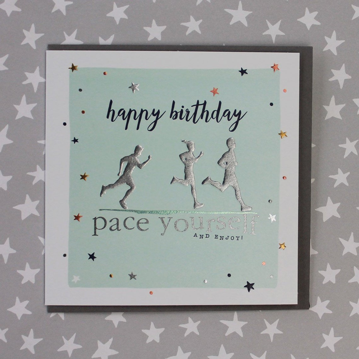 Happy Birthday Card for a Runner - Etsy