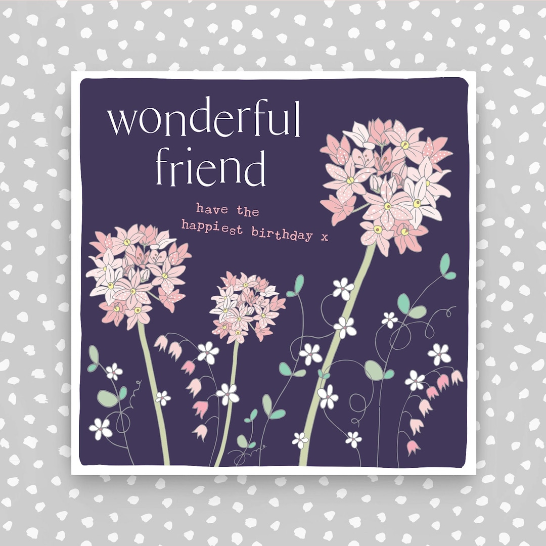 Happy Birthday Card to a Wonderful Friend/ Have a Happiest Birthday for ...