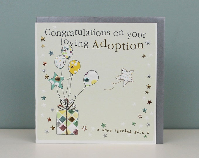 Adoption Card Loving Adoption Card - Etsy