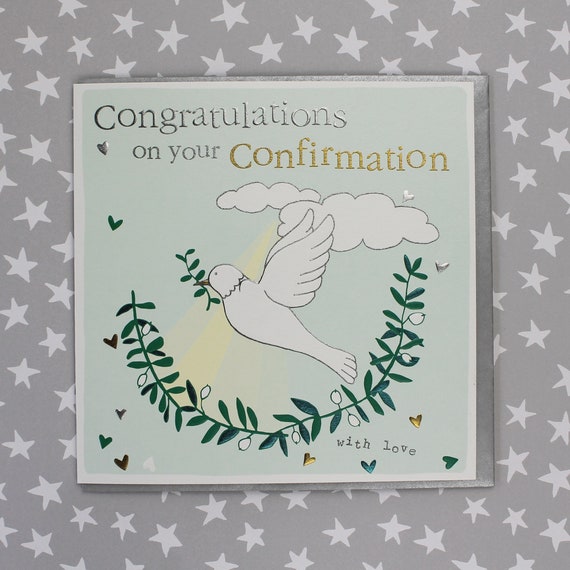 Confirmation Card Congratulations on Your Confirmation Card | Etsy