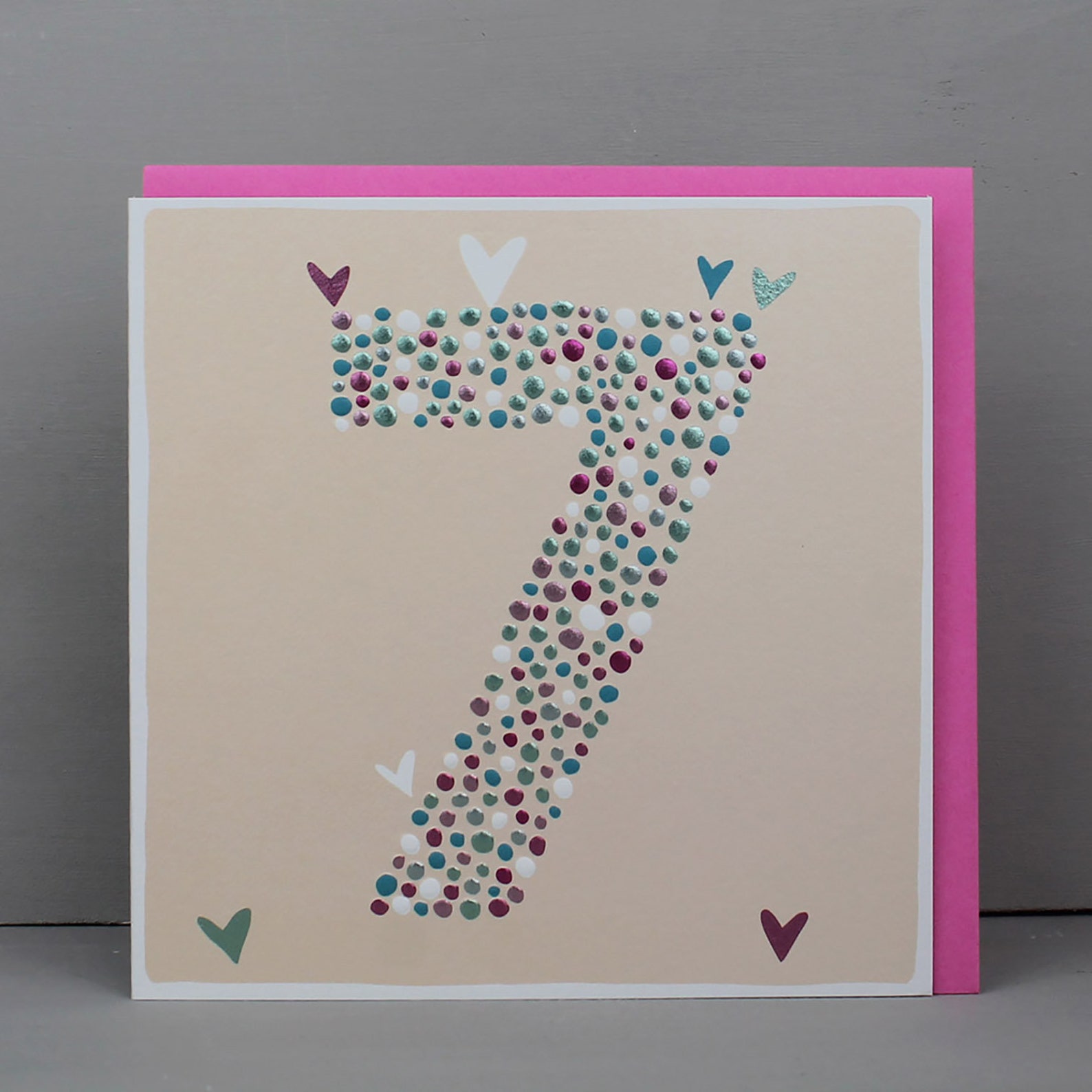 Age 7 Birthday Card - Etsy