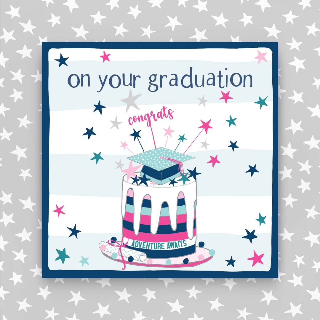 On Your Graduation Greeting Card for Her/graduation, Adventure Awaits ...