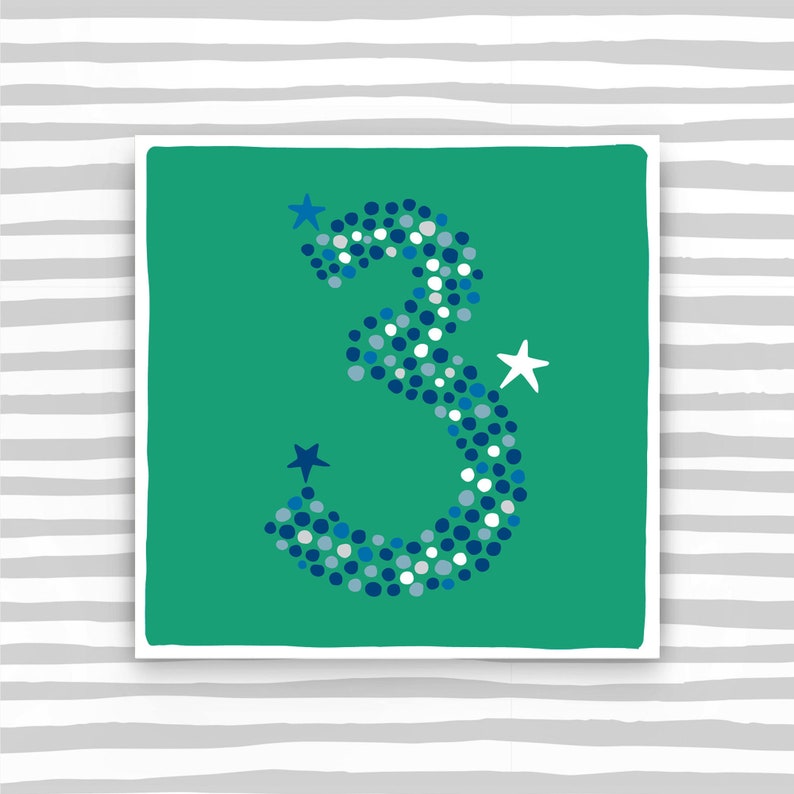 Age 3 Birthday Card - Etsy UK
