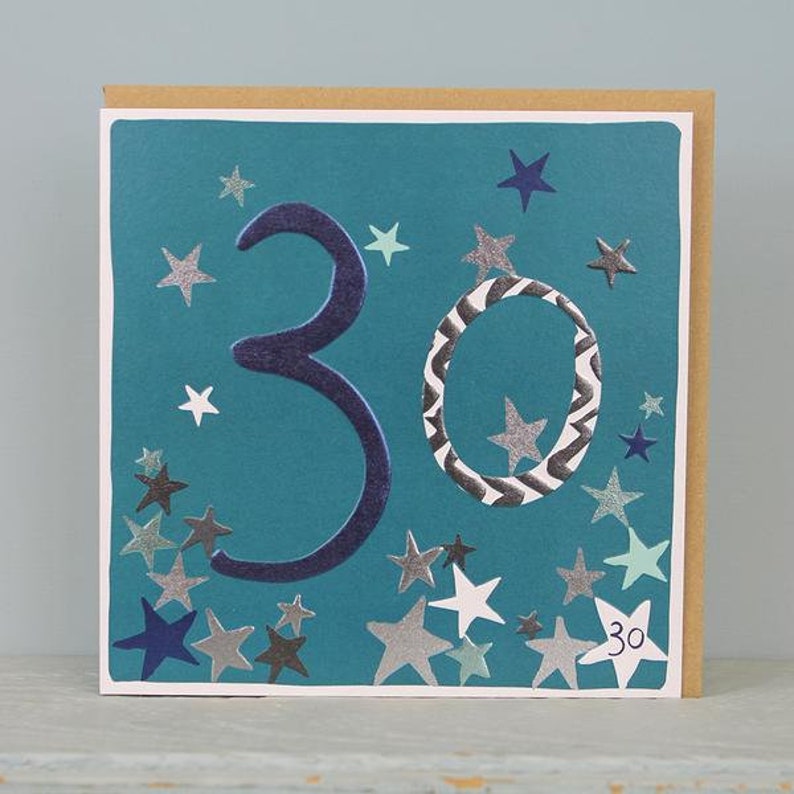 30th Birthday Card Male 30th Birthday Card Etsy UK