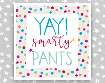 Smartie Pants Printable - Etsy UK