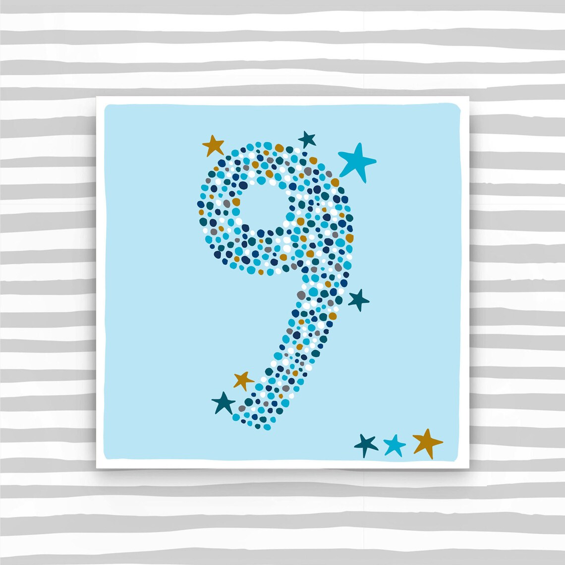 Age 9 Birthday Card - Etsy UK