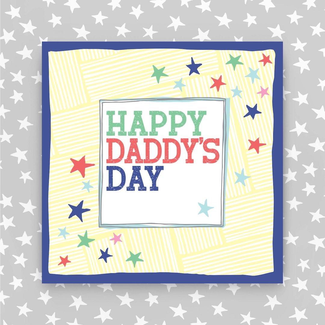 Happy Daddy's Day Card TF34 Father's Day Card for Daddy - Etsy