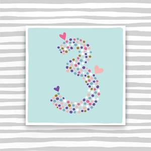 Age 3 Birthday Card - Etsy UK