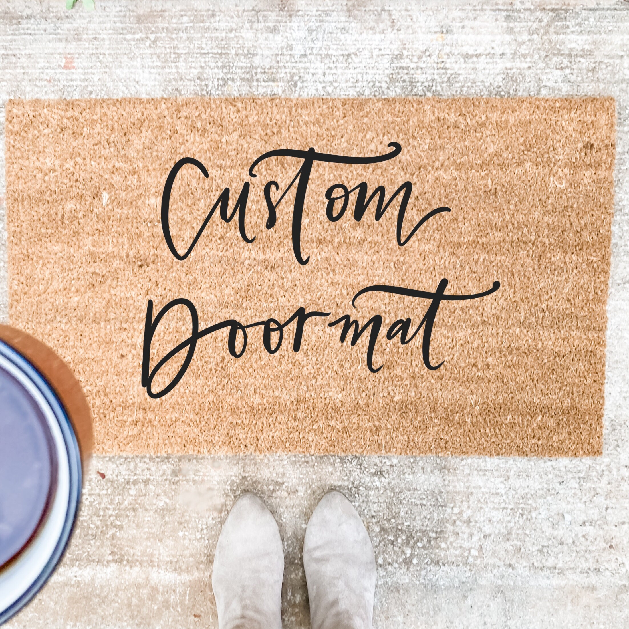 Custom Phrase Doormat Personalized Doormat Welcome Mat | Etsy