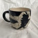 Crows Pottery Mug Handmade/ Hand Carved - Etsy