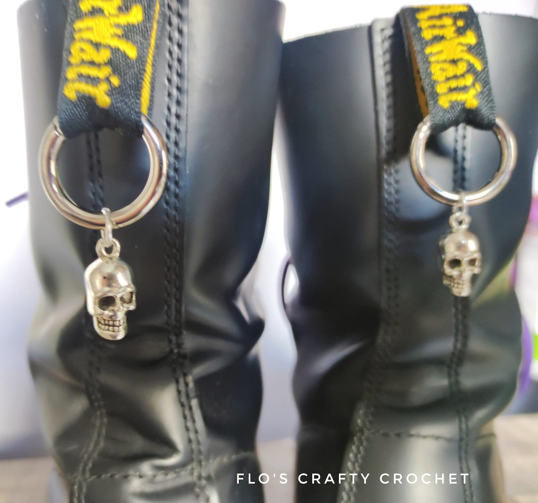 Silver Skull Doc Charm L Doc Charms | Doc Martens | Boot Charm | Alt ...