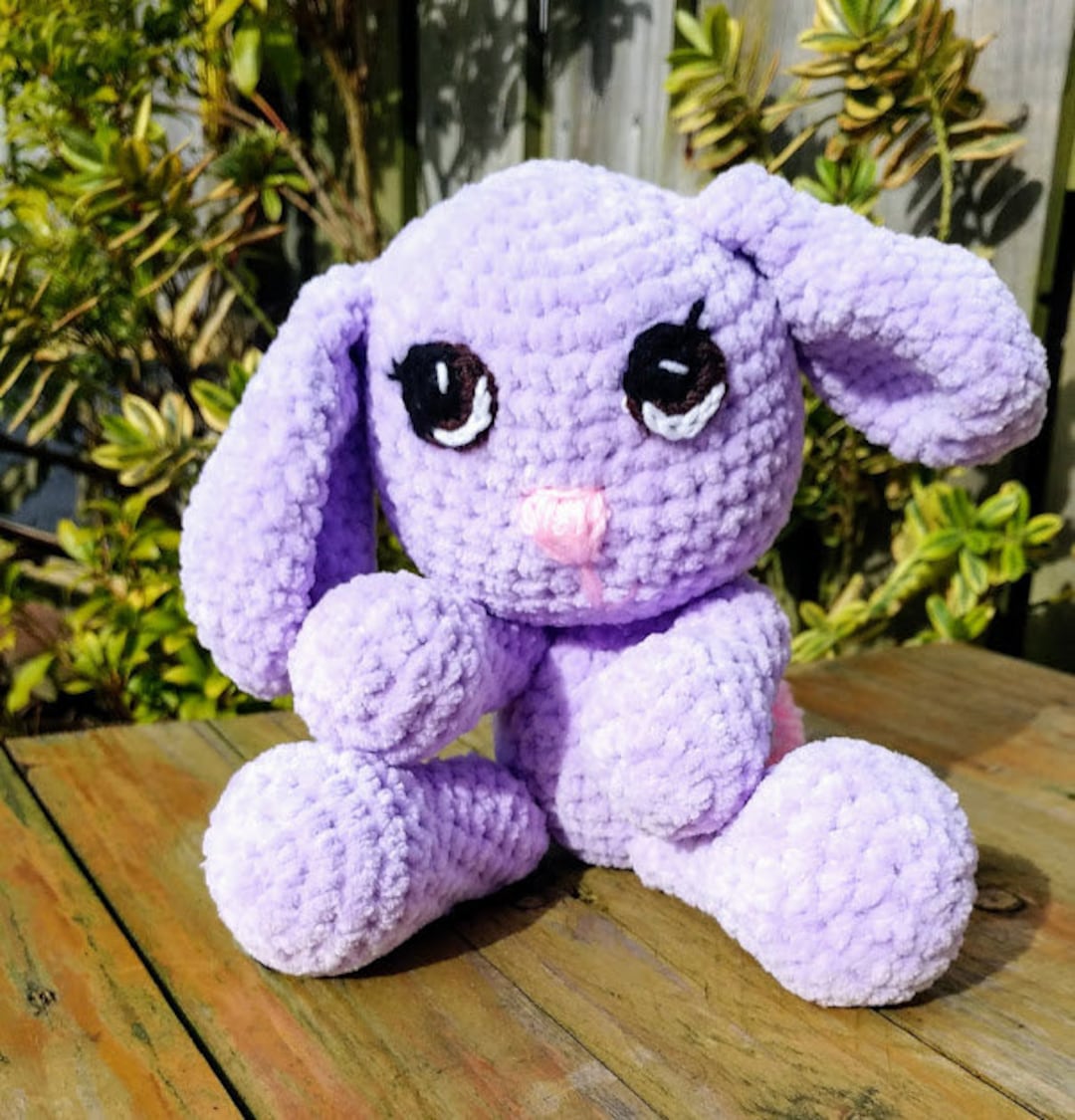Fluffy Bunny Easy Amigurumi Beginner's Crochet Pattern Easy Beginner ...