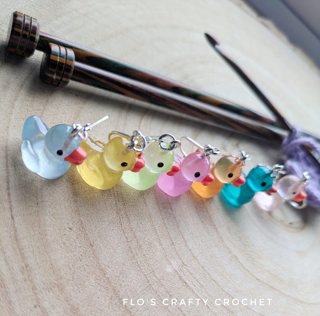 Rubber Duck, Ducky, Duck, Stitch Marker for Crochet or Knitting, Stitch ...
