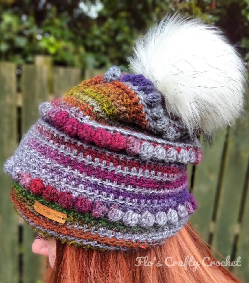 Popcorn Beanie Style Crochet Hat PDF File Crochet Patter, Suitable for ...