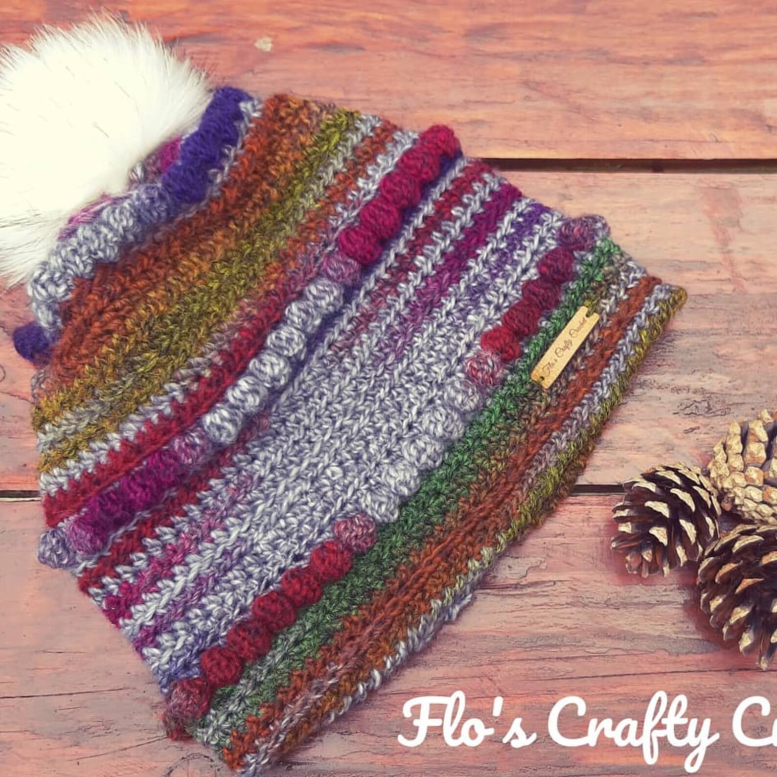 Popcorn Beanie Style Crochet Hat PDF File Crochet Patter, Suitable for ...