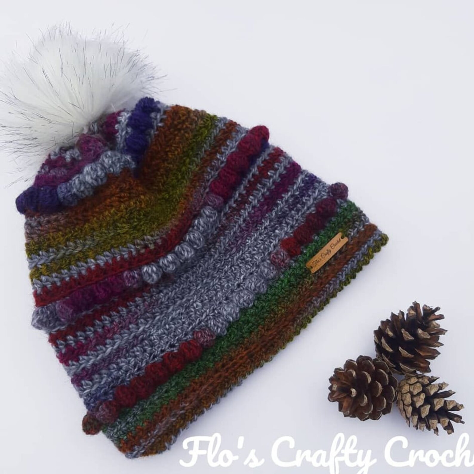 Popcorn Beanie Style Crochet Hat PDF File Crochet Patter, Suitable for ...