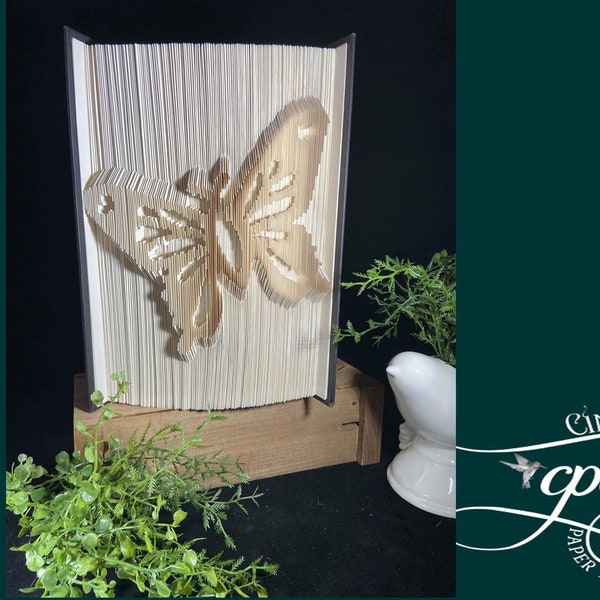 Butterfly Book Art - Etsy