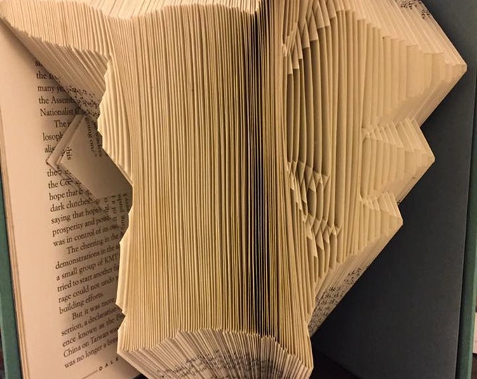 Pikachu Book Art Pattern Pokemon Folded Book Art Pattern Unique Gift - Etsy